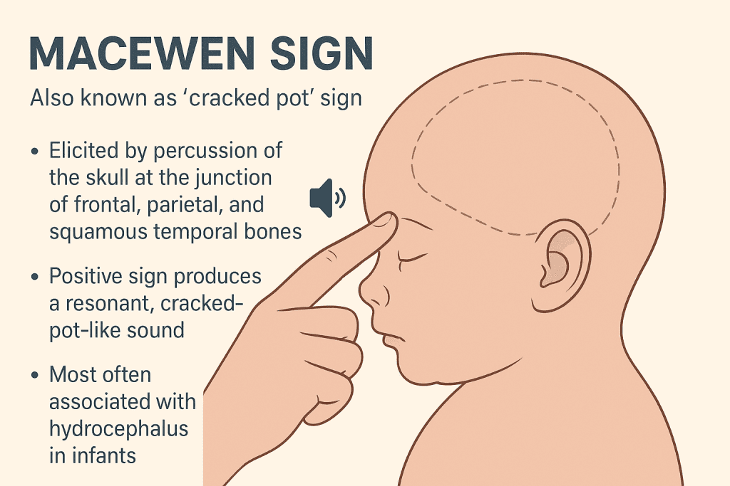 Macewen sign - Medicine Question Bank