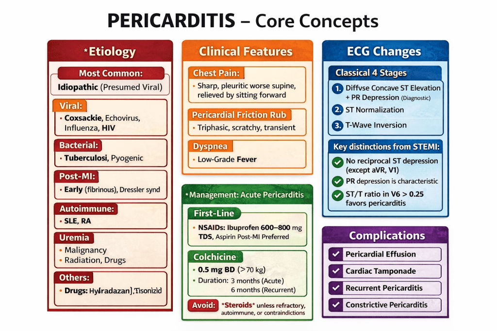 Pericarditis – Core Concepts - Medicine Question Bank